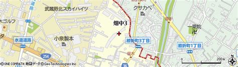 埼玉県新座市畑中3丁目3の地図 住所一覧検索｜地図マピオン