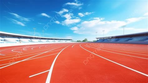 3d Rendered Athletics Track For Running Background Running Track