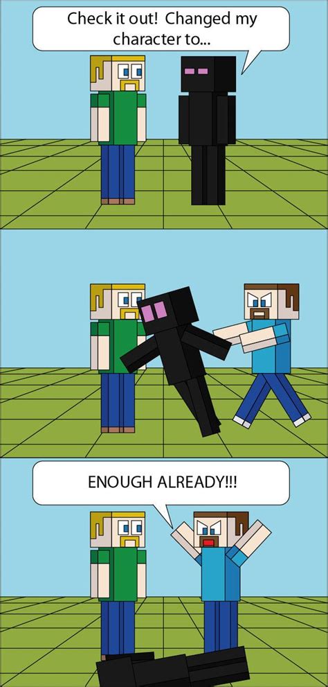 Funny Minecraft Comic Strips Minecraft Comics Comic Strips