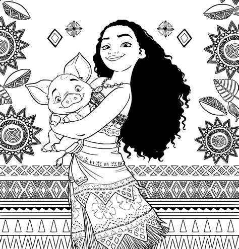 Disegni Da Colorare Disney Oceania Free Disney Coloring Pages Disney