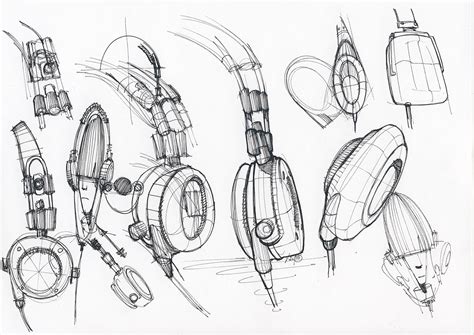 Headphones Sketch Behance
