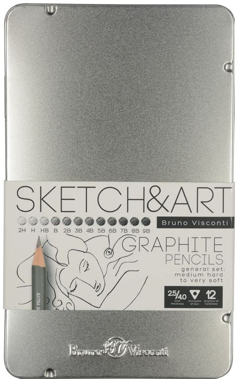 Купить Карандаш Bruno Visconti Graphixpro 21 0009 12 шт твёрдость 2h