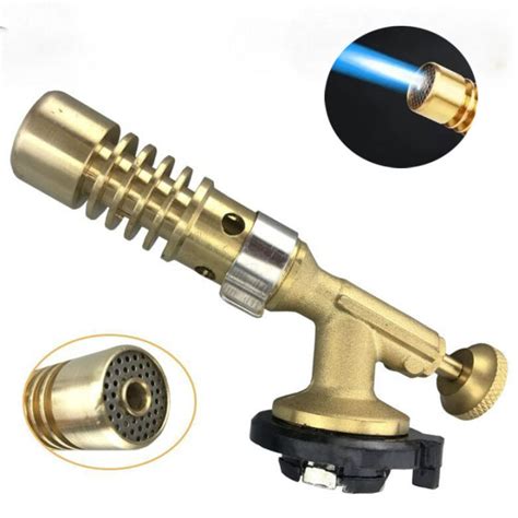 Gas Burner Welding Torch Portable Blowtorch Copper High Temperature Brass Gas Torch Brazing