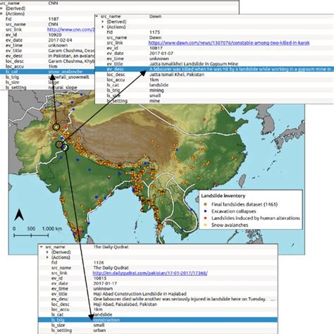 Landslide Dataset Used For The Analysis And The Features Removed After