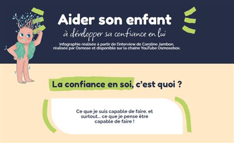 Aider les enfants à développer leur confiance en eux Osmose