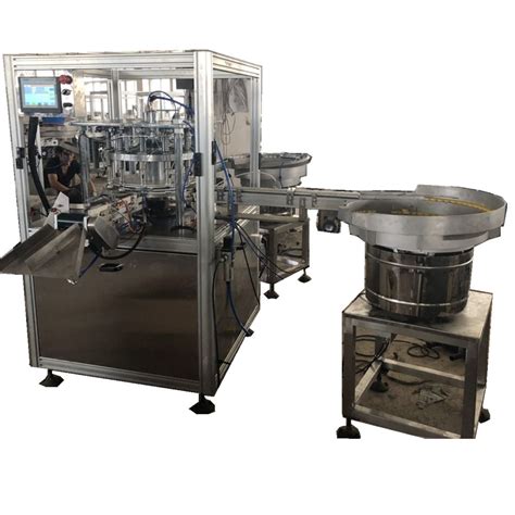 Plastic Drinking Water Bottle Cap Washer Pad Gasket Inserting Machine