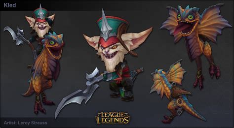 Artstation League Of Legends Kled Character Art