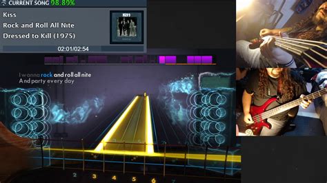 Rock And Roll All Nite Kiss Rocksmith Bass Sightread Youtube