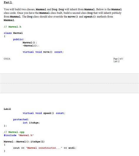 solved lab 12 polymorphism objective after completion of