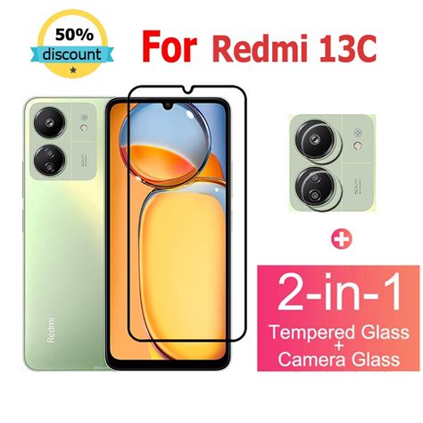 Redmi 13c Tempered Glass Screen Protector For Xiaomi Redmi Note 13 Pro