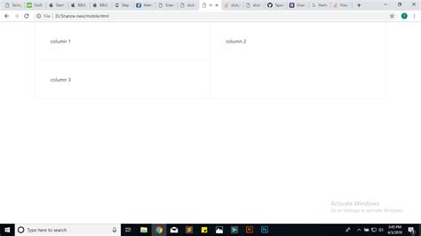Css How To Keep Two Columns On Top Of Each Other And Other Column To