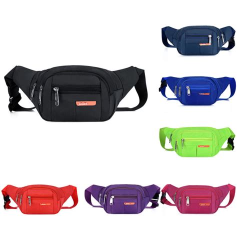 Mobile Phone Bag Running Jogging Belt Pouch Outdoor Waist Bag Zip Fanny
