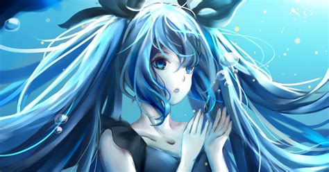 【初音ミク】深海少女 Illustration By Viva Pixiv