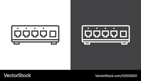 Network Switch Icon Royalty Free Vector Image VectorStock Network Switch Icon Royalty Free Vector Image VectorStock