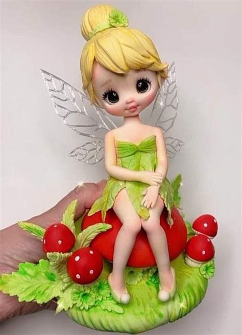 Pin De Debbie Painter En Clay Hadas En Porcelana Fria Angelito En