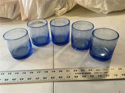 Cobalt Blue Drinking Glasses Legacy Auction Company