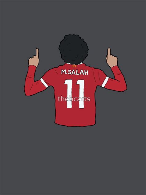 Mo Salah Liverpool Illustration T Shirt By Thebcarts Redbubble