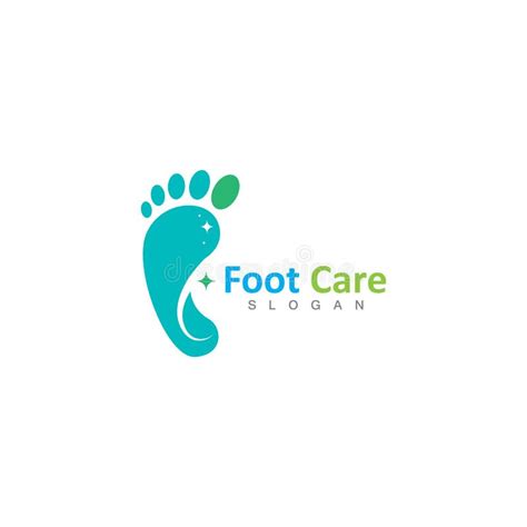 Foot Health Logo Template Design Vector Emblem Concept Design Creative Symbol Icon Stock