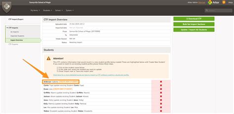 Prevent Duplicate Profiles When Importing A Ctf Arbor Help Centre