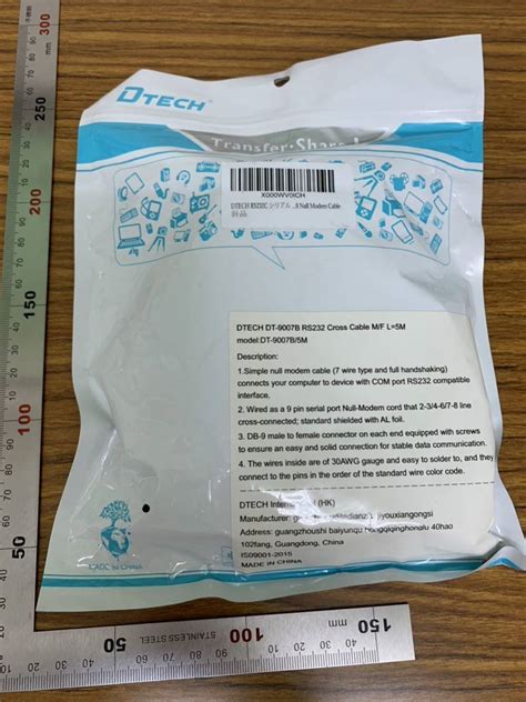 Yahoo オークション 【開封のみ】dtech Rs232c シリアル ケーブル 5m