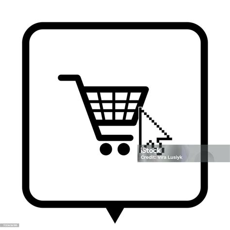 Ilustración De Bolsa De Comprasicono De Vector Negro Y Más Vectores