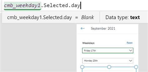 onvisible combo box selected value is blank even t power platform