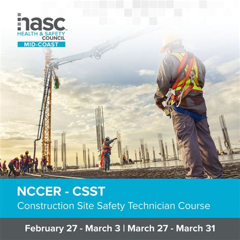 Health And Safety Council® On Linkedin Hasc Mid Coast Upcoming Course Nccer Csst Certification