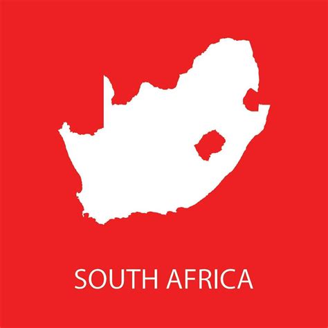 South Africa Map Icon Vector 37047815 Vector Art At Vecteezy
