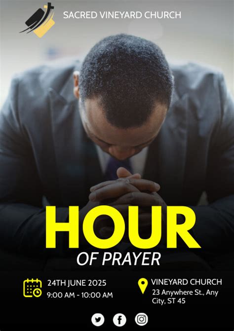 Prayer Hour Design Template Postermywall