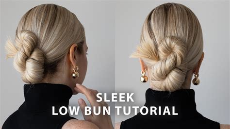 60 Second Low Bun Hair Tutorial ️ Modern Wedding Hairstyle Wedding Guest Prom Homecoming
