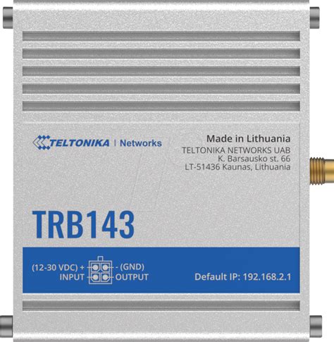 TELTONIKA TRB143 4G M Bus Gateway At Reichelt Elektronik
