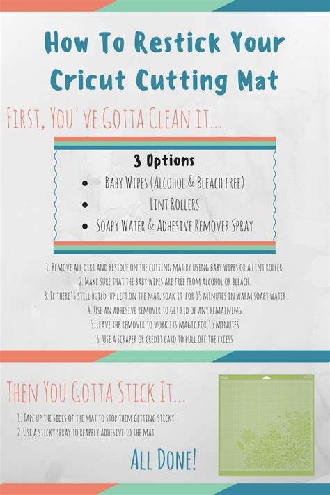 How To Clean A Cricut Mat Make It Sticky Again [tutorial]
