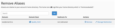 domain aliases