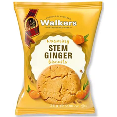 Walkers Stem Ginger Biscuits 25g Order Online Tops Supermarket