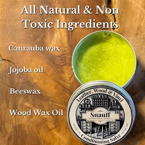 Leather And Wood Furniture Salve