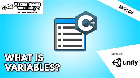 What Is Variables Unity Basic C Programming YouTube