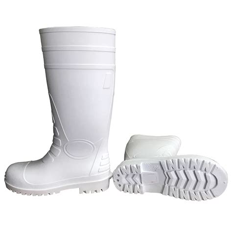 Food Industry Steel Toe Pvc Work Boots For Men