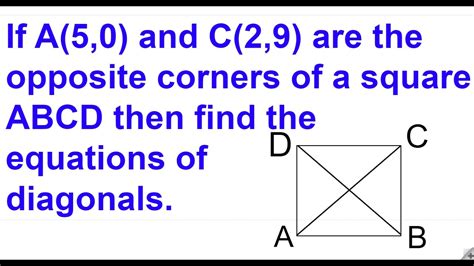 If A50 And B29 Are The Two Opposite Corners Of A Square Abcd