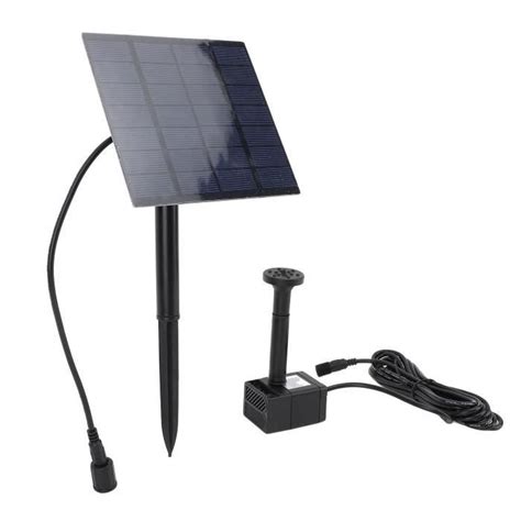 Ashata Kit pompe à eau solaire puissante pour fontaine d eau bassin