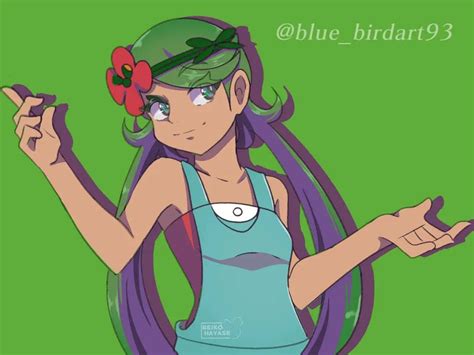 Mallow Pokemon Sun And Moon Redraw By Abluebirds2 On Deviantart