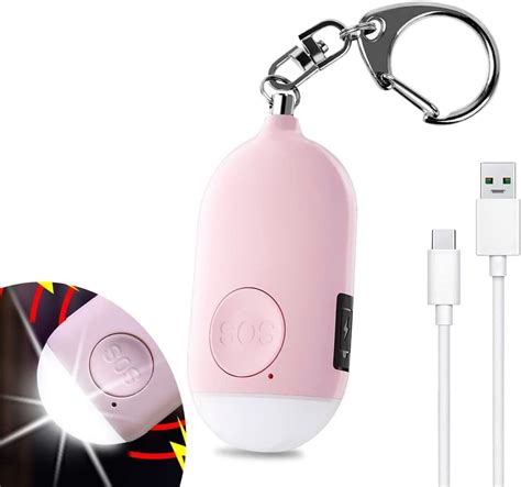 Shackcom Persönlicher Alarm 130dB USB Wiederaufladbar Taschenalarm Blogseite