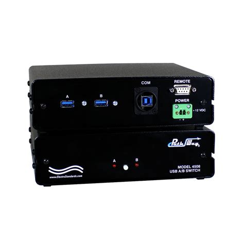 Model 4508 USB 3 0 Sharing Switch With RS232 Serial Remote Control Desktop
