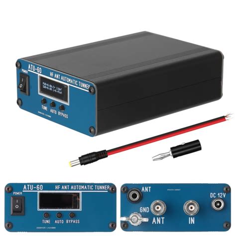 atu 60 3 5 ~ 54mhz 60w 60w shortwave mini antenna tuner rádió eszköz