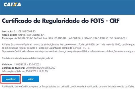 Fgts Veja Como Consultar E Emitir A Certidão Comax