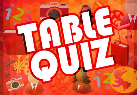 Table Quiz March