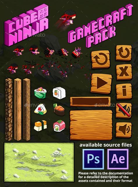 cube ninja game assets this graphic pack is used in cube ninja you can try the game here what