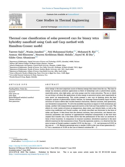 14thermal Case Classification Of Solar Powered Cars For Binary Tetra