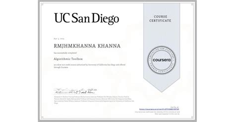 Completion Certificate For Algorithmic Toolbox Rimjhim Khanna
