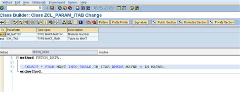 Sap Tech Global Class Passing Parameters Parameter And Internal