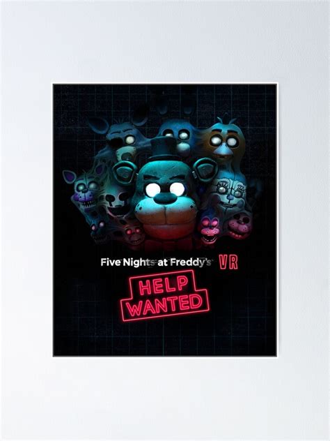 Poster Five Nights At Freddys Help Wanted Poster For Sale By